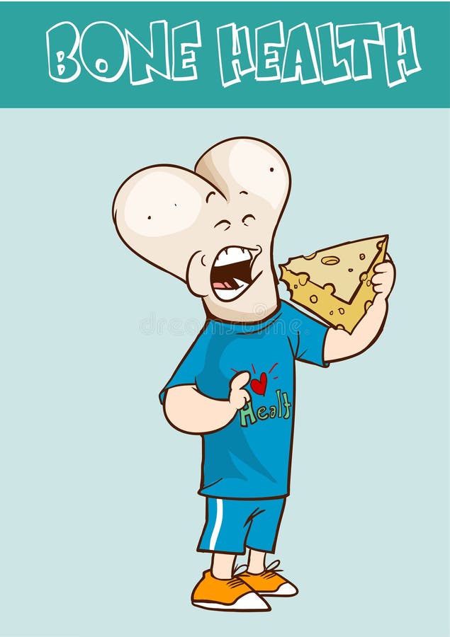 Cheese Eating Vector Bone Illustration Stock Vector - Illustration of ...