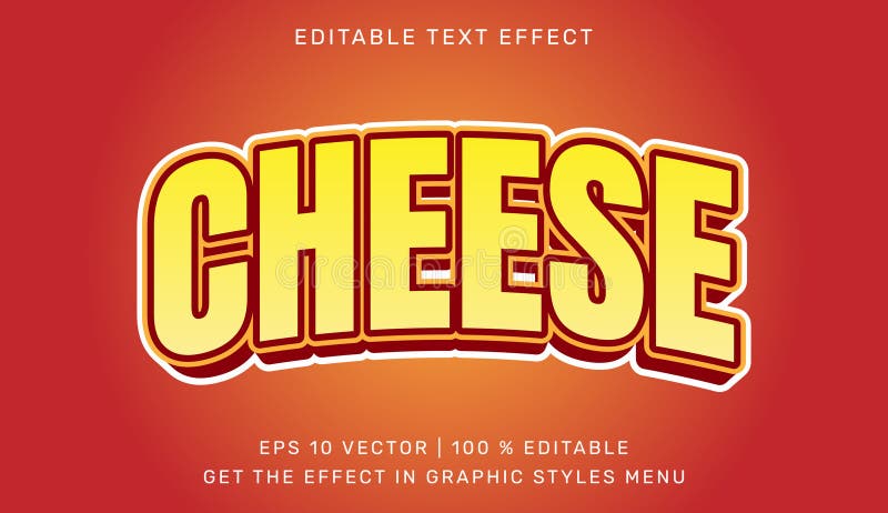 Cheese Text Effect Stock Illustrations – 228 Cheese Text Effect Stock ...