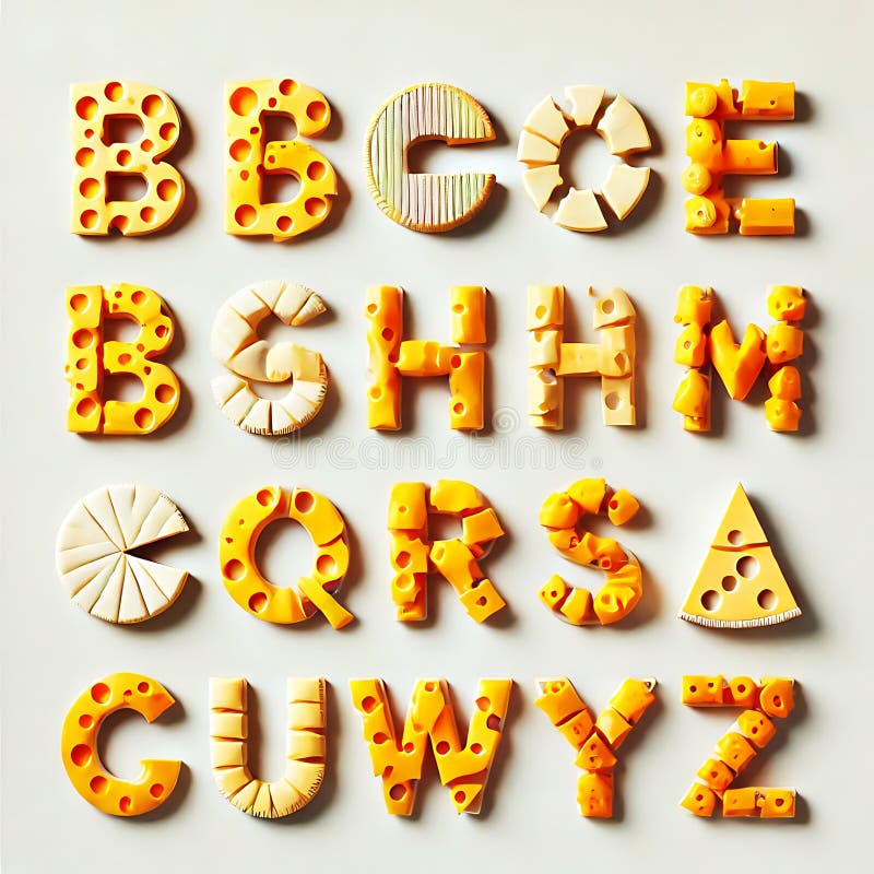 Cheese Font Text Effect Design Stock Photo - Image of artisticdesign ...