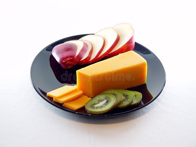 Cheese and Fruit Tray stock image. Image of crunchy, sliced - 1782741