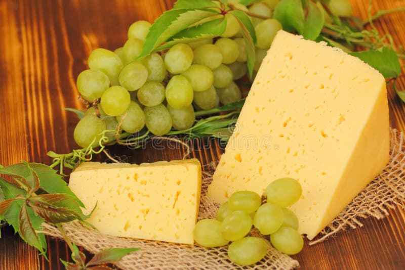 Cheese and grape stock image. Image of healthy, dairy - 73758517