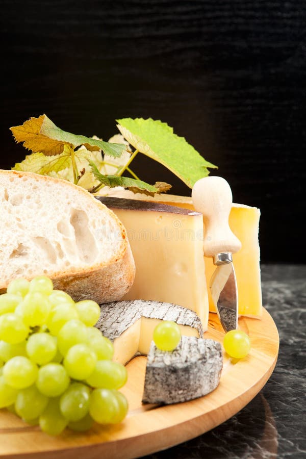 Cheese and grapes stock photo. Image of food, enjoyment - 44800726