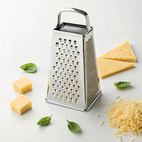 Cheese Grater with Multiple Blade Types Stock Illustration ...