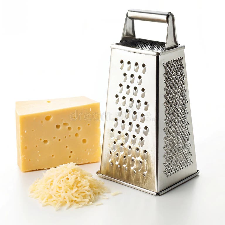 Cheese Grater with Multiple Blade Types Stock Illustration ...
