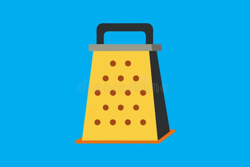 Cheese Grater Vector Art Illustration Stock Vector - Illustration of ...