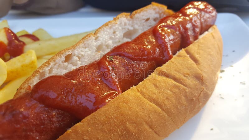 Cheese griller hot dog stock photo. Image of chips, roll - 98346516