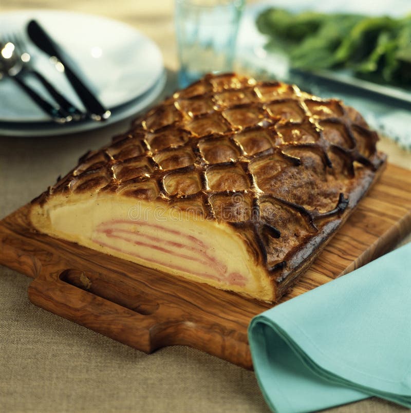 Cheese and ham Feuillet stock image. Image of convivial - 23705575