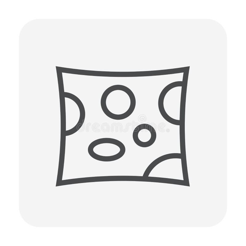 Cheese icon black stock vector. Illustration of preparation - 169809519