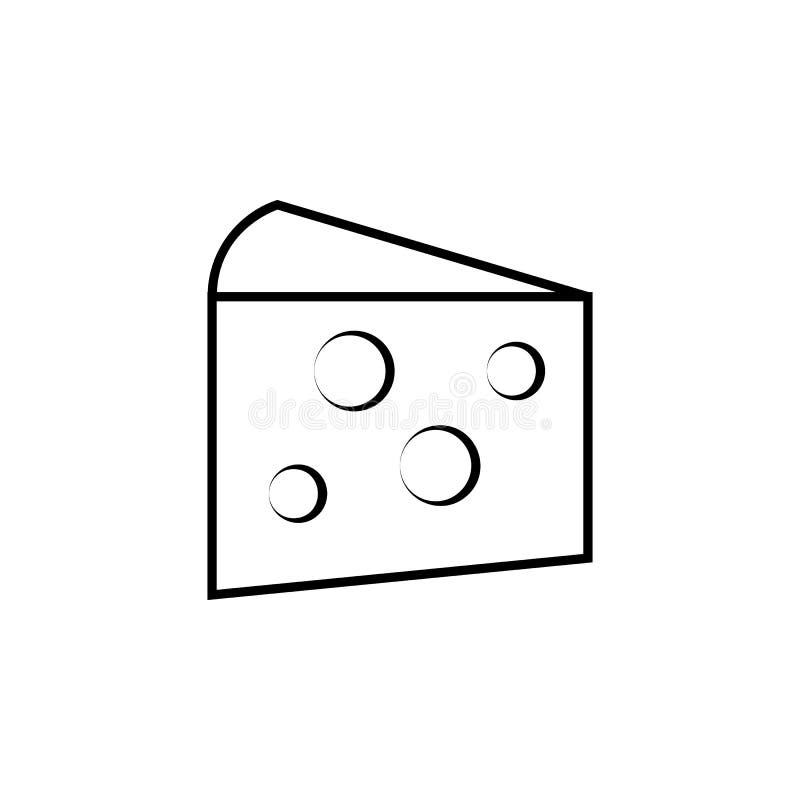 Cheese Icon. Element for Mobile Concept and Web Apps. Thin Line Icon ...