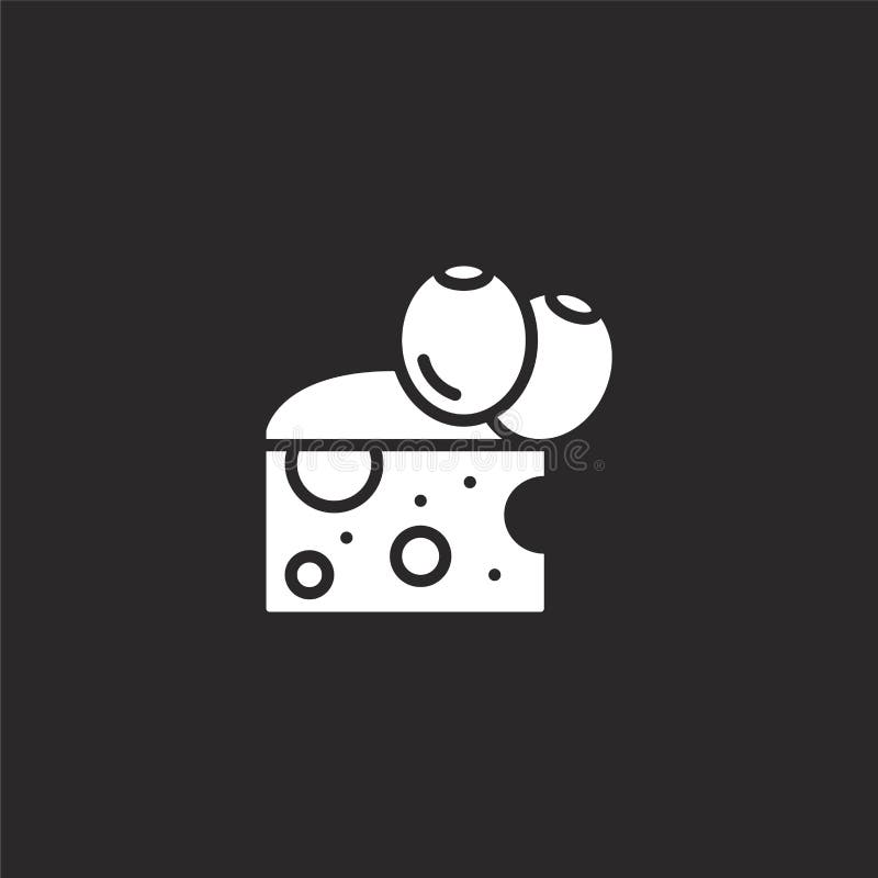 Cheese Icon. Filled Cheese Icon for Website Design and Mobile, App ...