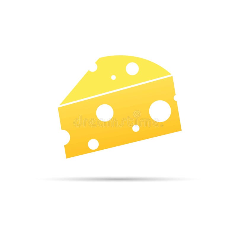 Cheese Icon. Slice of Cheese in the Cut Stock Vector - Illustration of ...