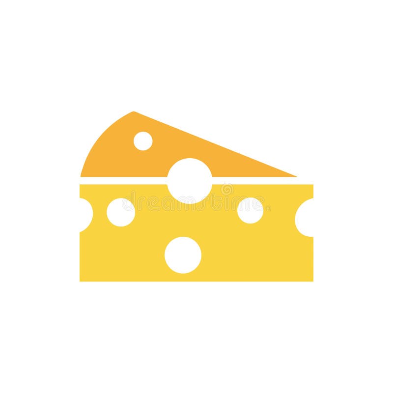 Cheese Icon Vector Design Logo Template Stock Vector - Illustration of ...