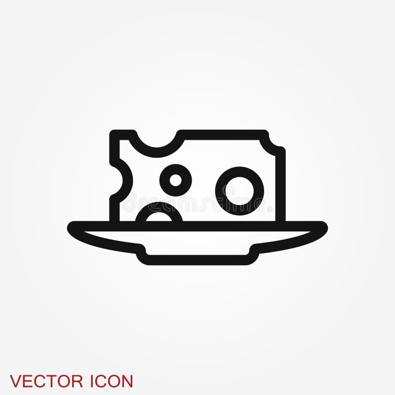 Cheese Icon Vector, Filled Flat Sign, Logo Illustration Stock ...
