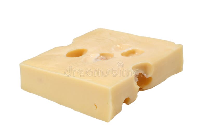 Cheese (Isolated) stock image. Image of hard, appetizer - 17774605
