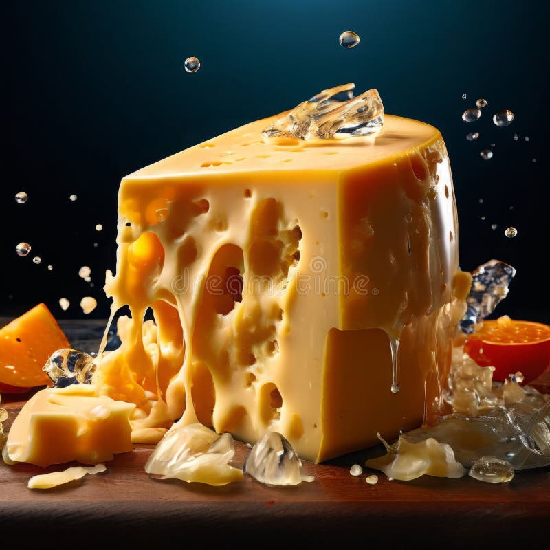 Cheese 4k uhd stock illustration. Illustration of item - 313684124