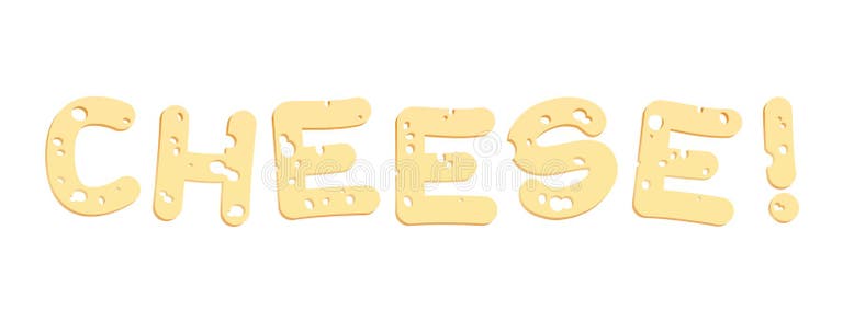 Cheese Text Font Stock Illustrations – 4,528 Cheese Text Font Stock ...