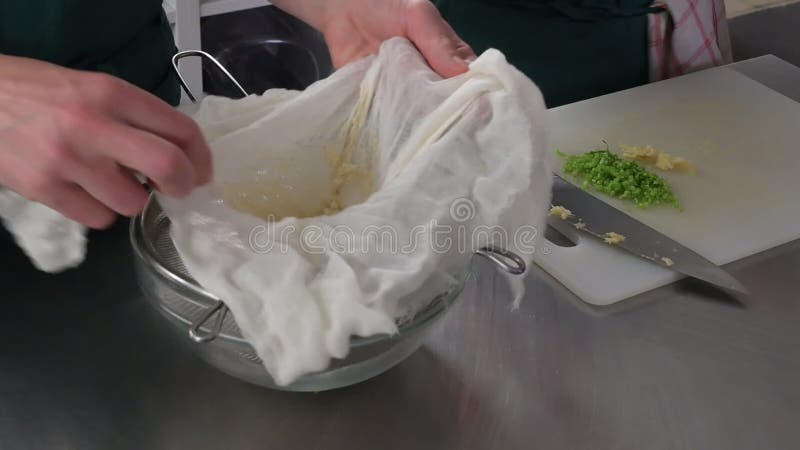 Producing Fresh and Tasting Cheese Stock Footage - Video of business ...