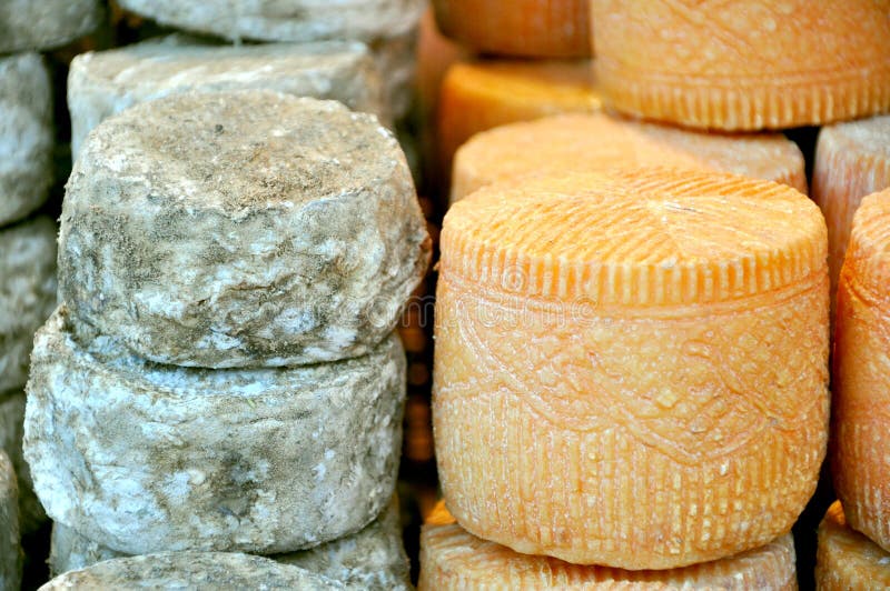 Cheese market in Italy stock photo. Image of background - 22298128