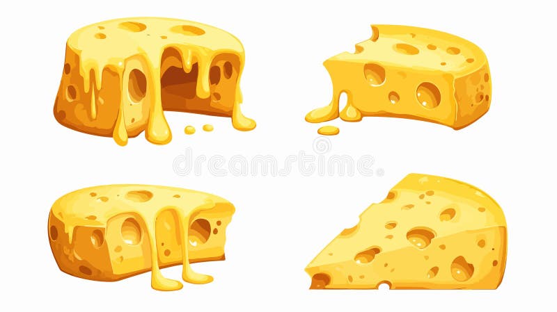 Cheese Melting Liquid Drop Border with Flat Top Image Stock Vector ...