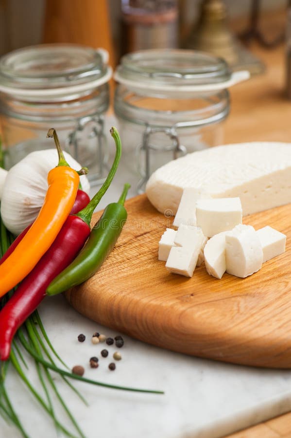 Cheese in oil stock photo. Image of nutrition, cuisine - 31883130