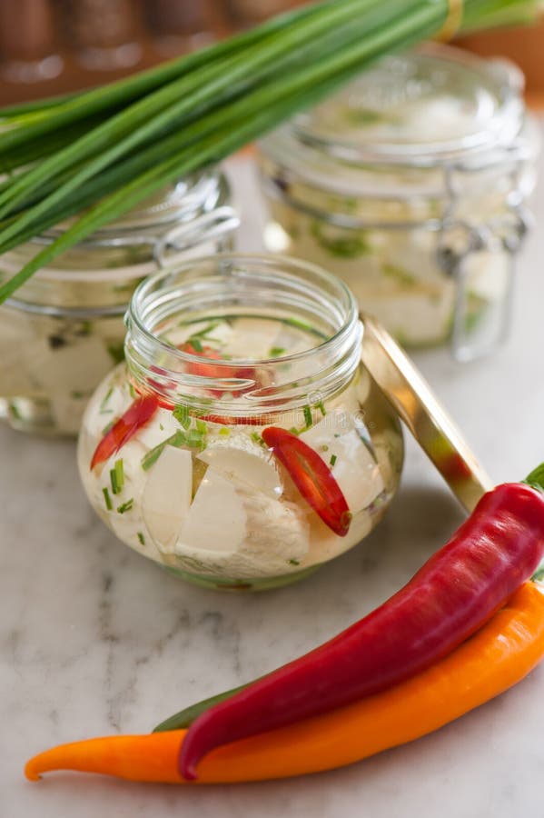 Cheese in oil stock image. Image of cheesemaking, nature - 31883183