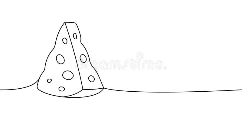 Cheese One Line Drawing Stock Illustrations – 334 Cheese One Line ...