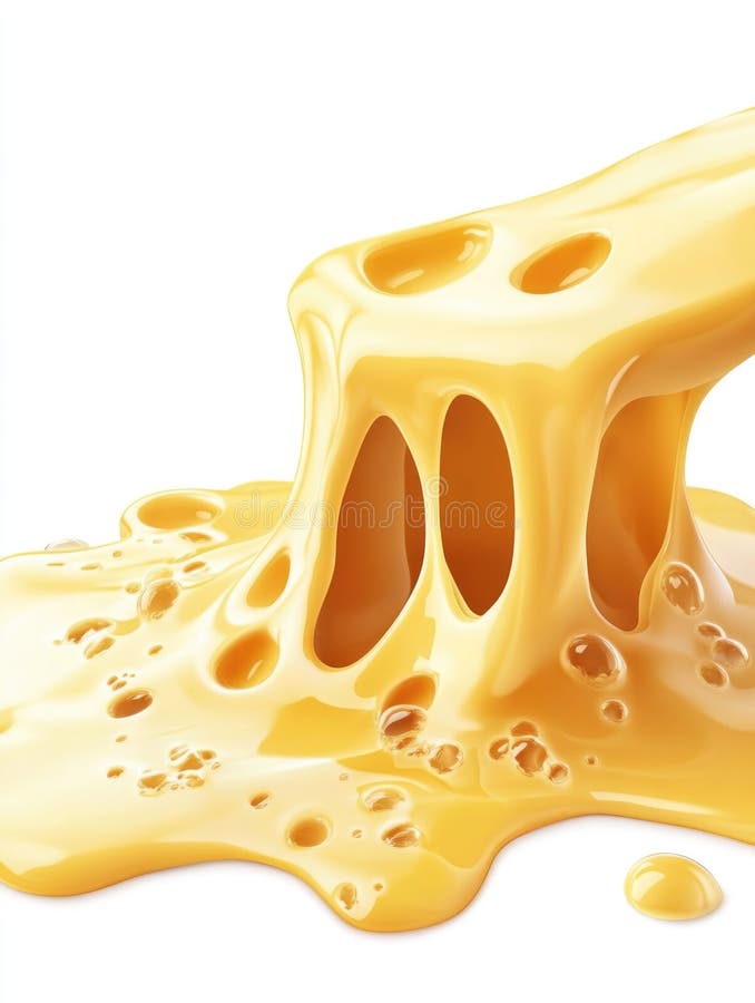 Cheese Oozing Out of a Mold Stock Image - Image of product, sauce ...