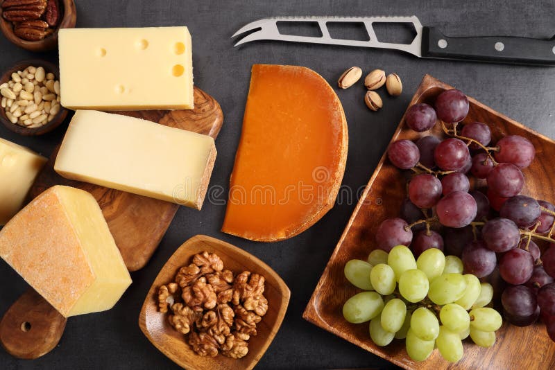 Cheese and other snacks stock photo. Image of nutrition - 150710376