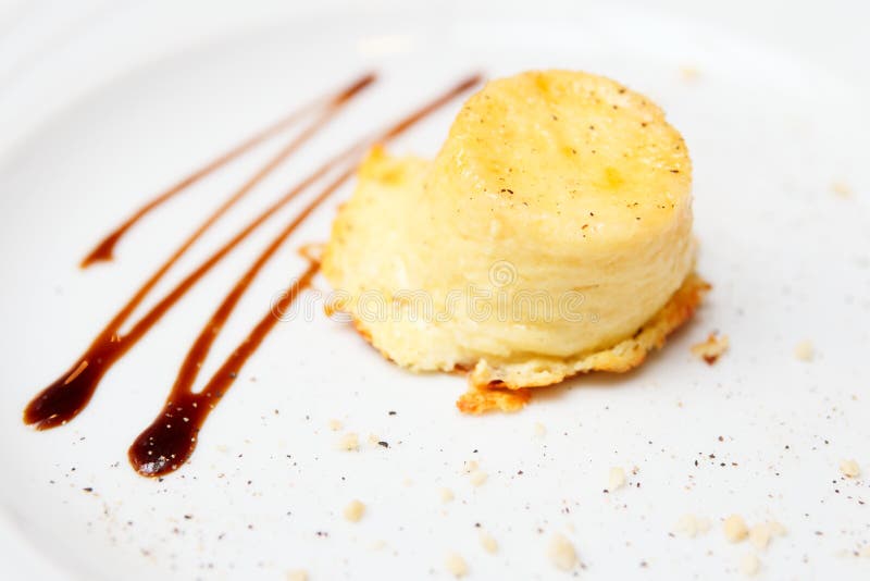 Cheese Parfait on Plate, Close-up Stock Photo - Image of tasty, white ...