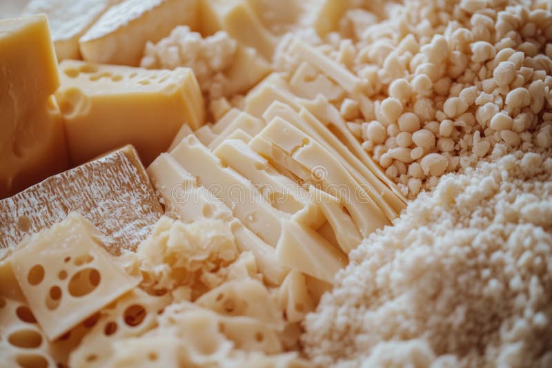 Cheese and Pasta Selection stock image. Image of grated - 363472329