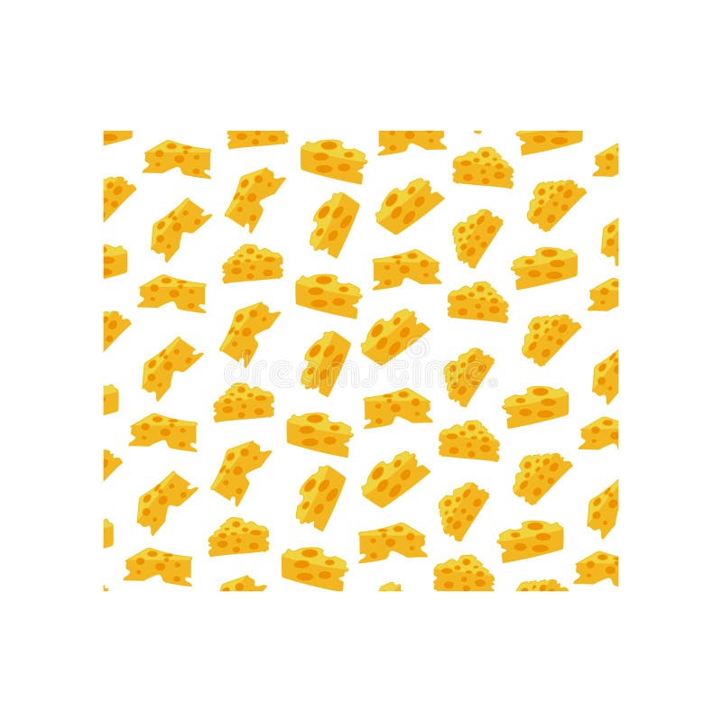 Cheese Pattern Free Vector Illustration Stock Illustration ...