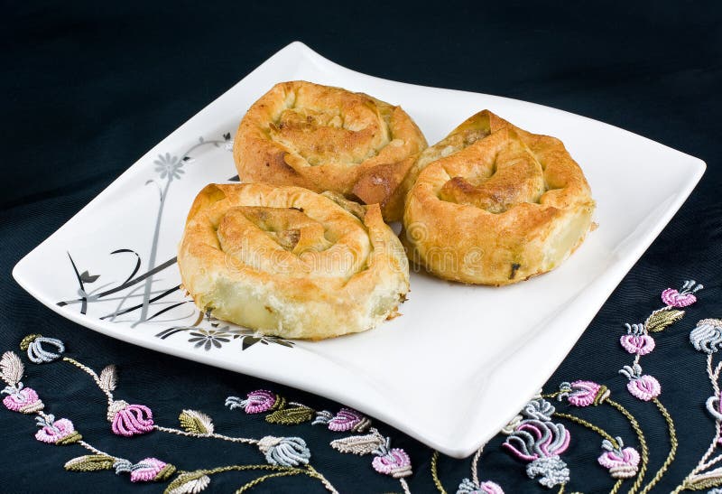 Cheese pie stock image. Image of piece, parsley, turkish - 21183009