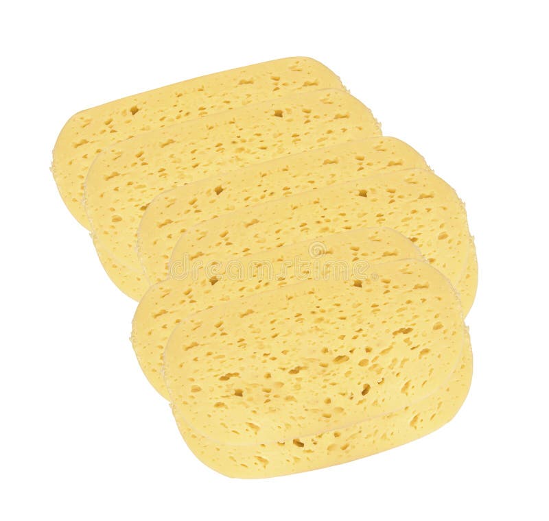 Cheese pieces isolated stock image. Image of eating - 124913883