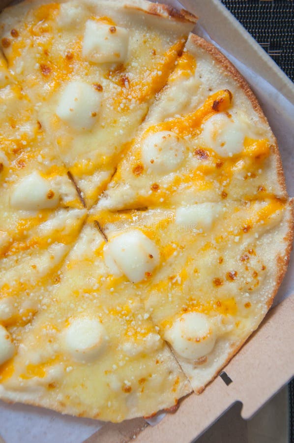 Cheese pizza stock image. Image of fast, delicious, junk - 64342231