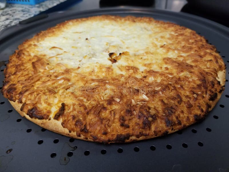 Cheese Pizza for Dinner stock image. Image of bread - 180290731