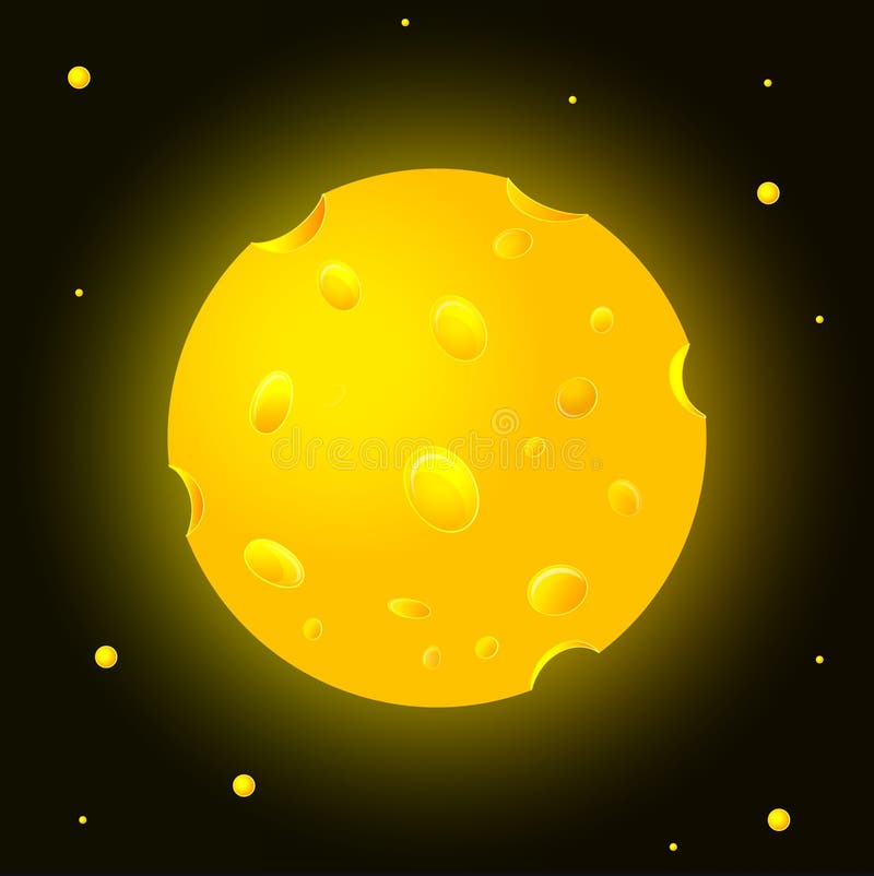 Planet in space stock illustration. Illustration of moon - 17147816
