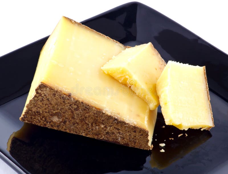 Cheese on plate stock image. Image of slice, cheese, block - 27479195