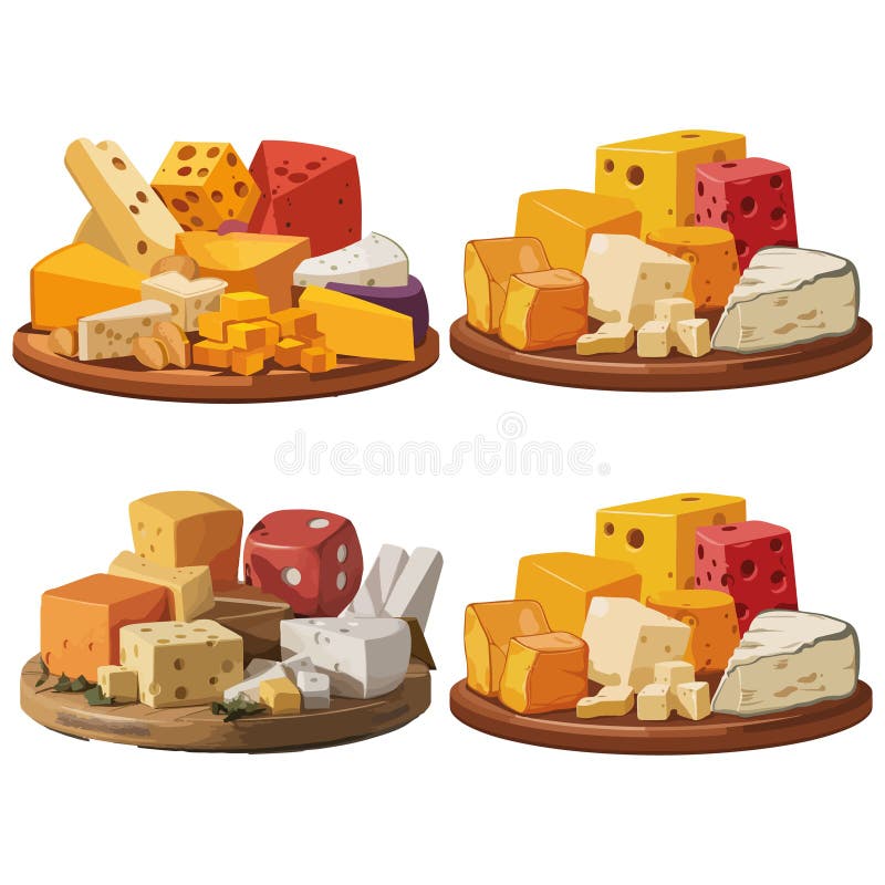 Cheese Platter Vector Stock Illustrations – 1,550 Cheese Platter Vector ...