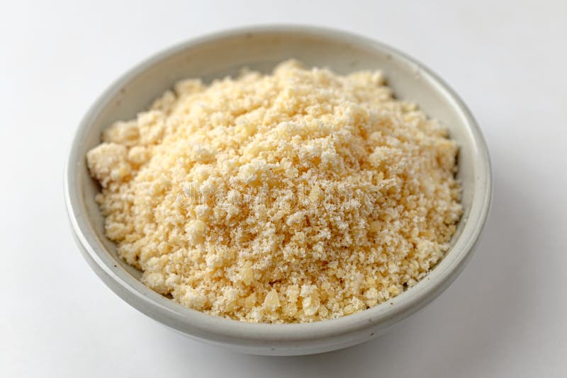 Cheese Powder on a White Background Stock Image - Image of greasy, food ...