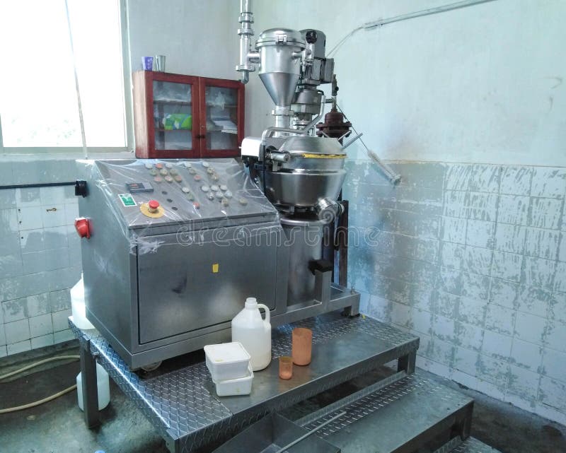 Cheese Production Machine in a Factory Stock Image - Image of gadgets ...
