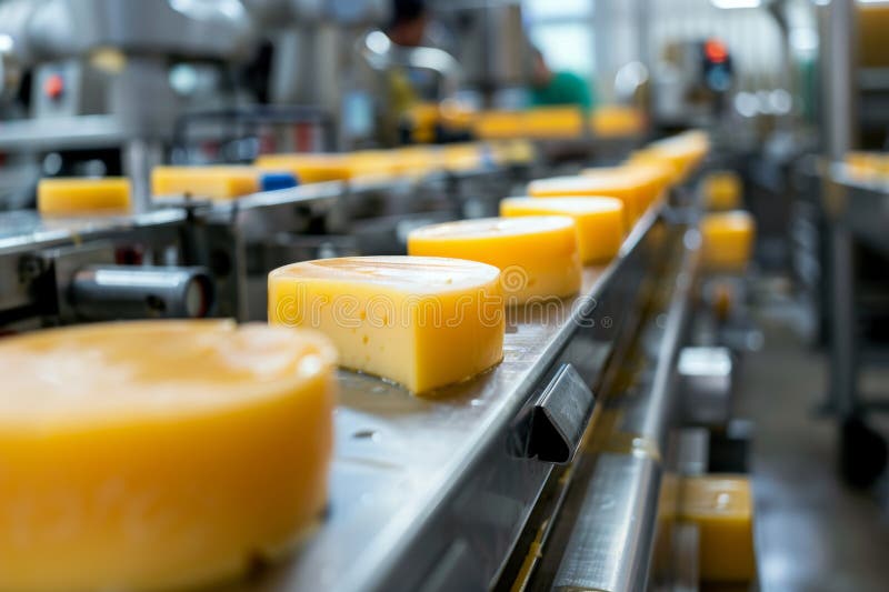 Cheese Production in an Automated Facility with Products Moving Along a ...