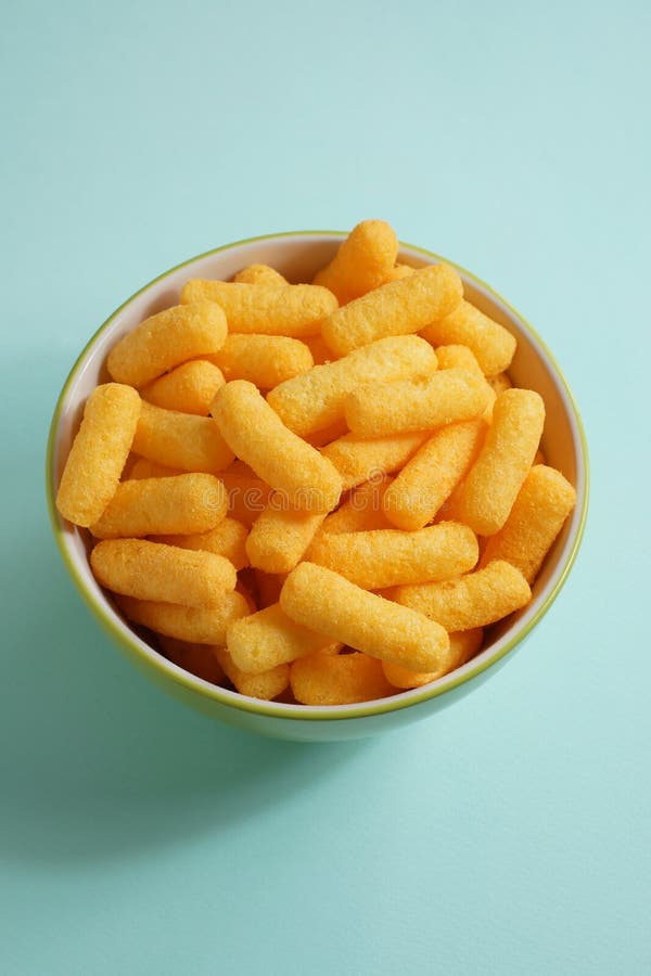 Cheese Puffs stock image. Image of flavor, cheesy, bowl - 148008935
