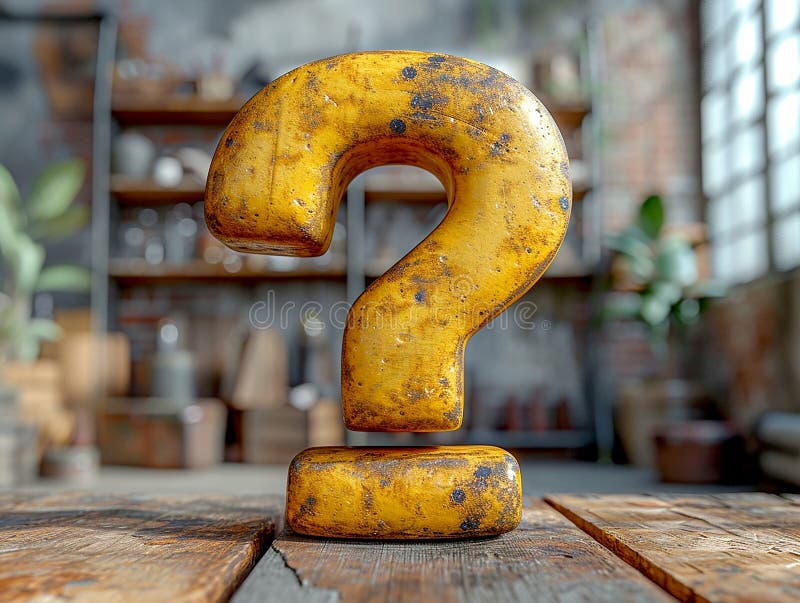 Cheese is a Question Mark in the Kitchen Interior Stock Illustration ...