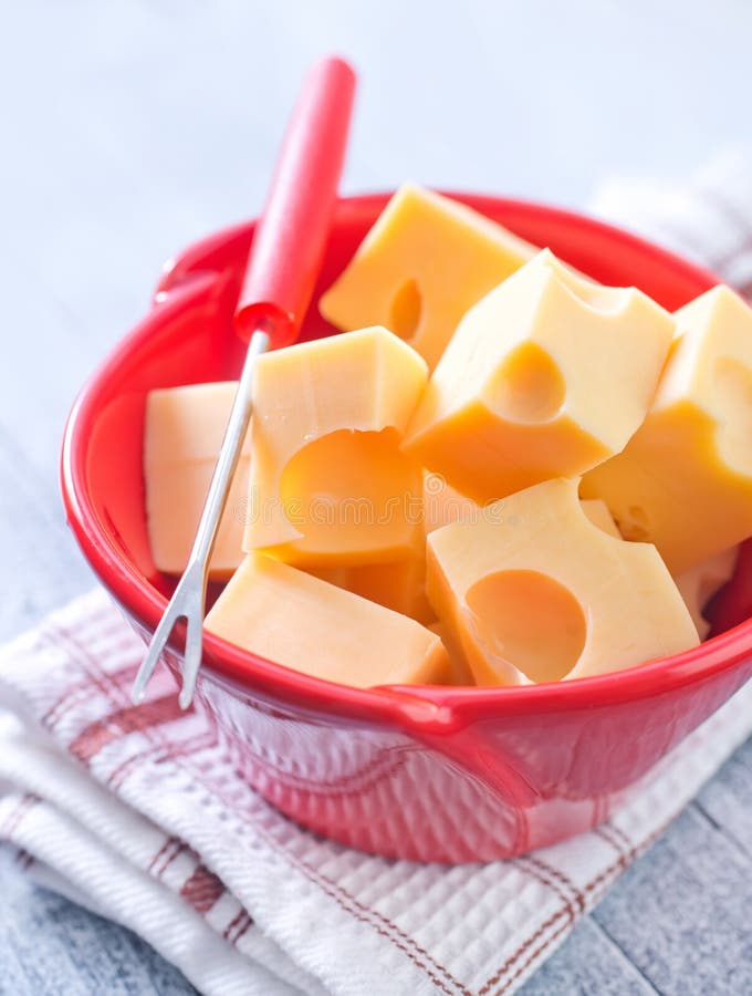 Cheese stock photo. Image of cubes, burner, french, fork - 39273432
