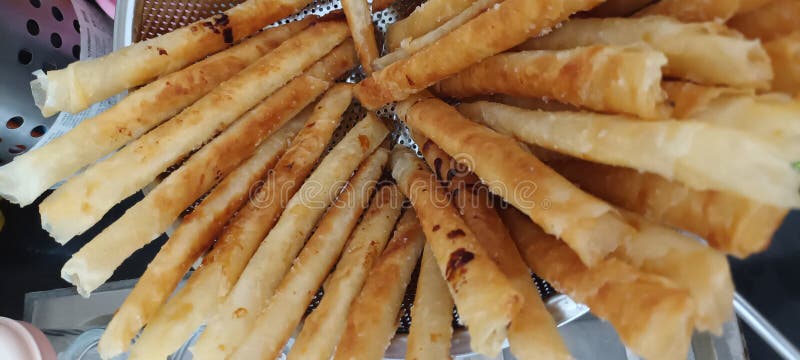 Cheese Roll Golden Brown Yummy! Stock Image - Image of fish, meat ...
