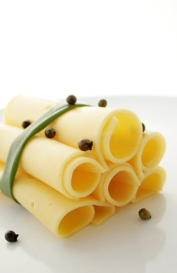 Cheese rolls appetizer stock photo. Image of decorated - 18095280