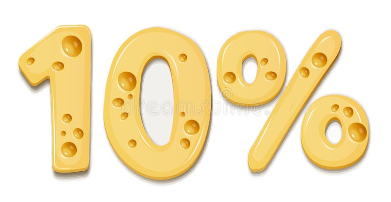 Cheese sale numbers banner stock vector. Illustration of vegetable ...