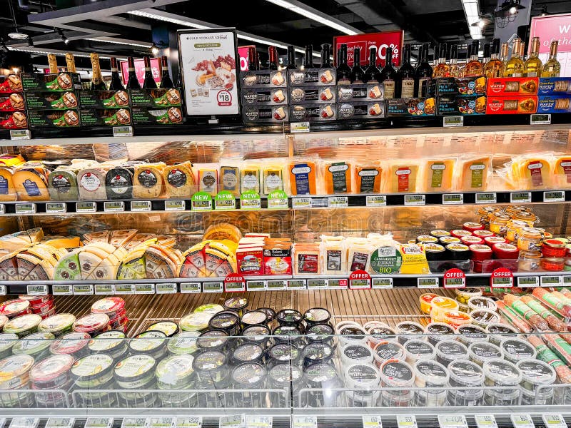 Cheese Section in Supermarket Editorial Photo - Image of europe ...