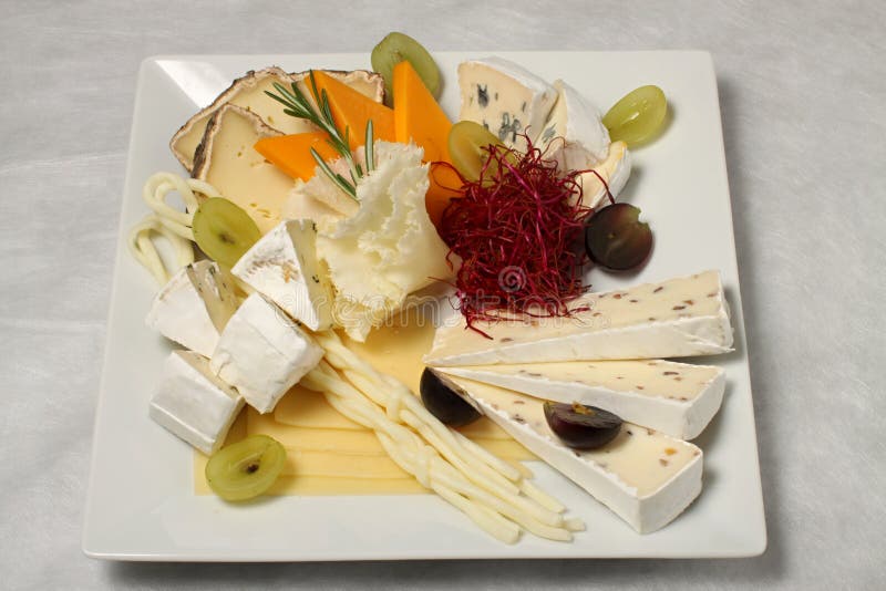 Cheese selection plate stock image. Image of food, swiss - 14430579