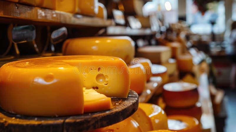 Cheese Shop Display stock image. Image of handcrafted - 363791695